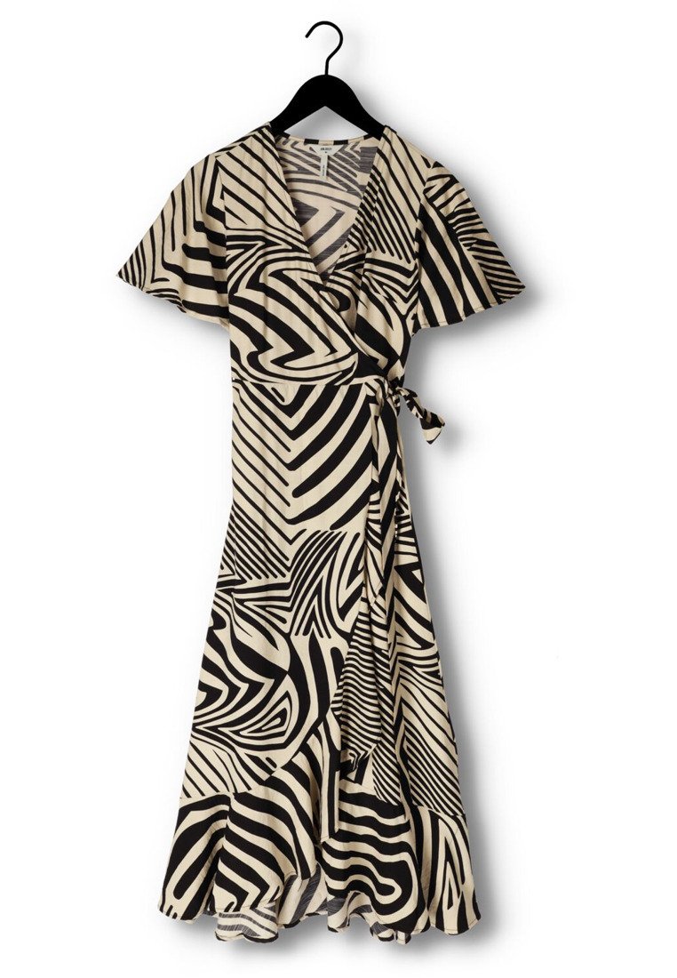 Object OBJFALINE SS WRAP - Jurk - zwart - Zalando.nl