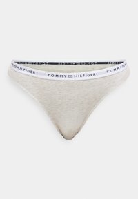 Tommy Hilfiger PANTY TABLE THONG - String - warm ice/grey heather ...