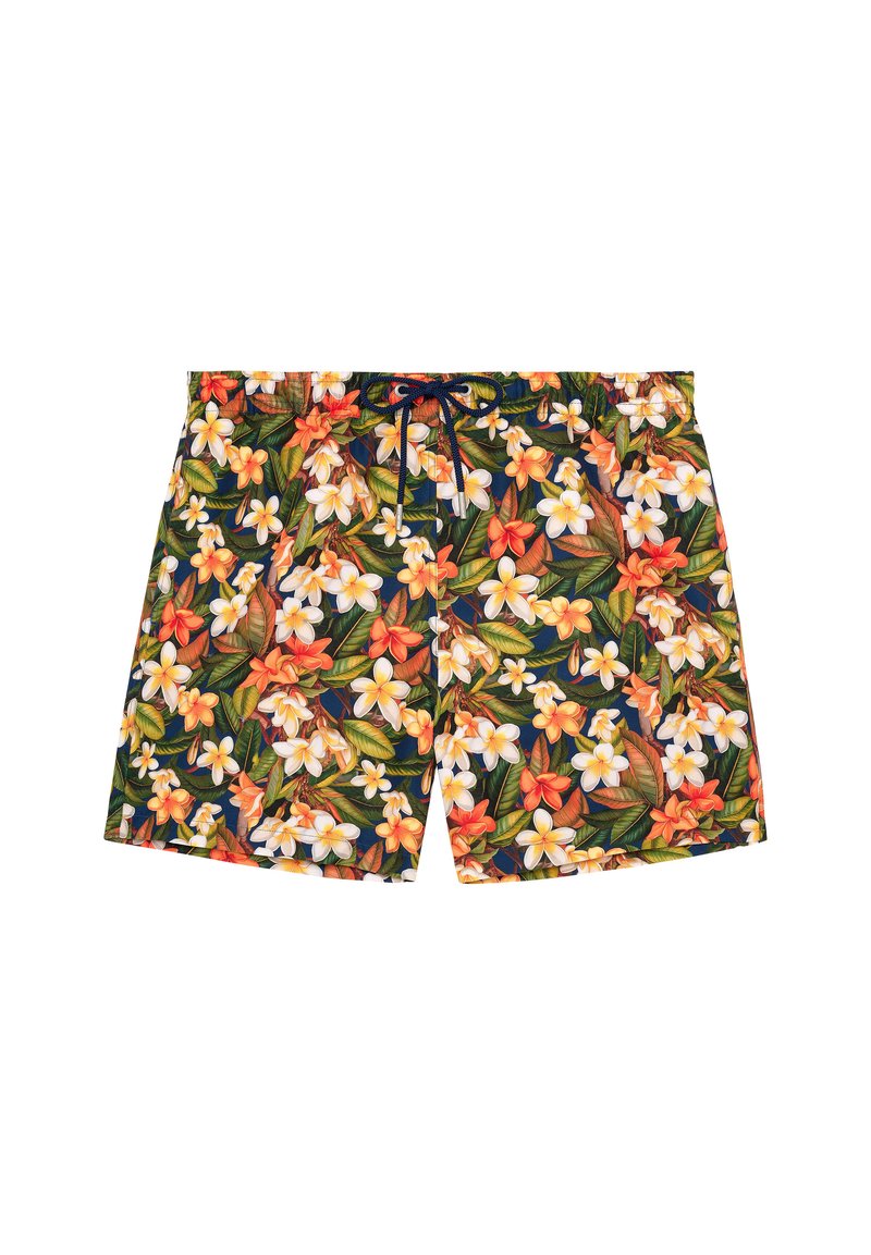 HOM ETNA - Swimming shorts - navy print/multi-coloured - Zalando