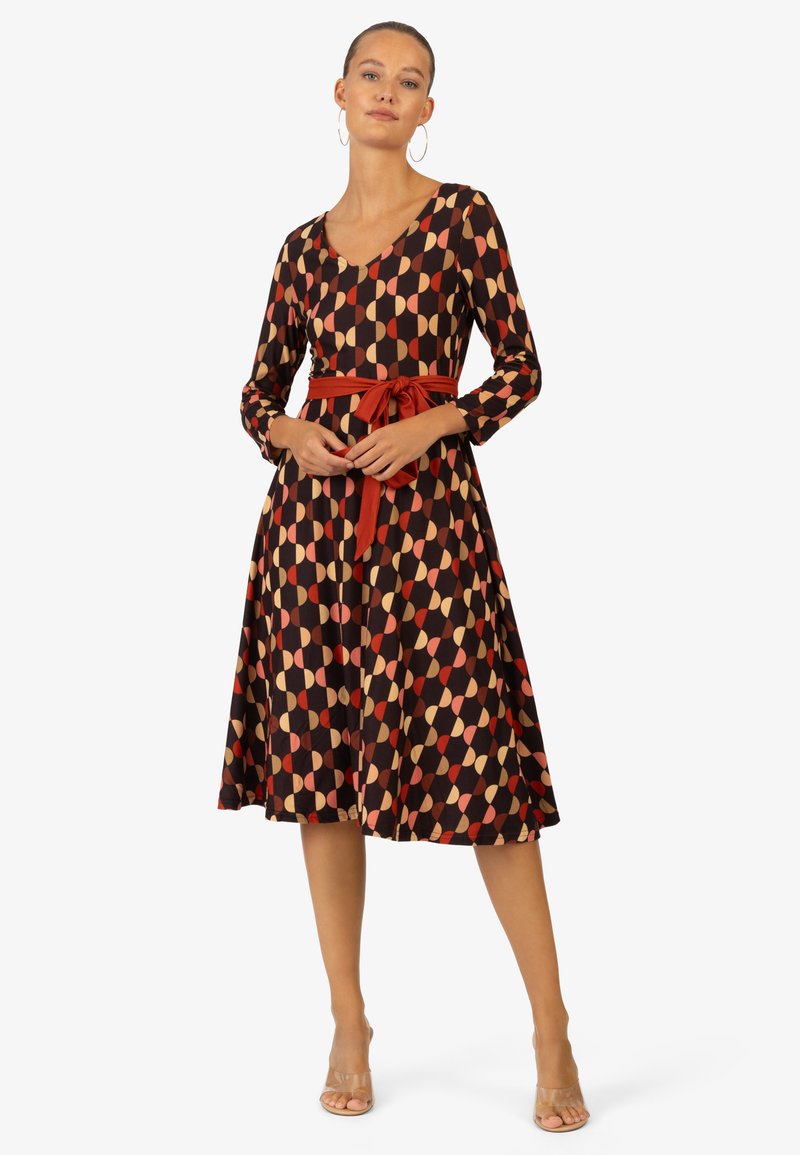 Apart Robe de jour - braun/noir - ZALANDO.FR