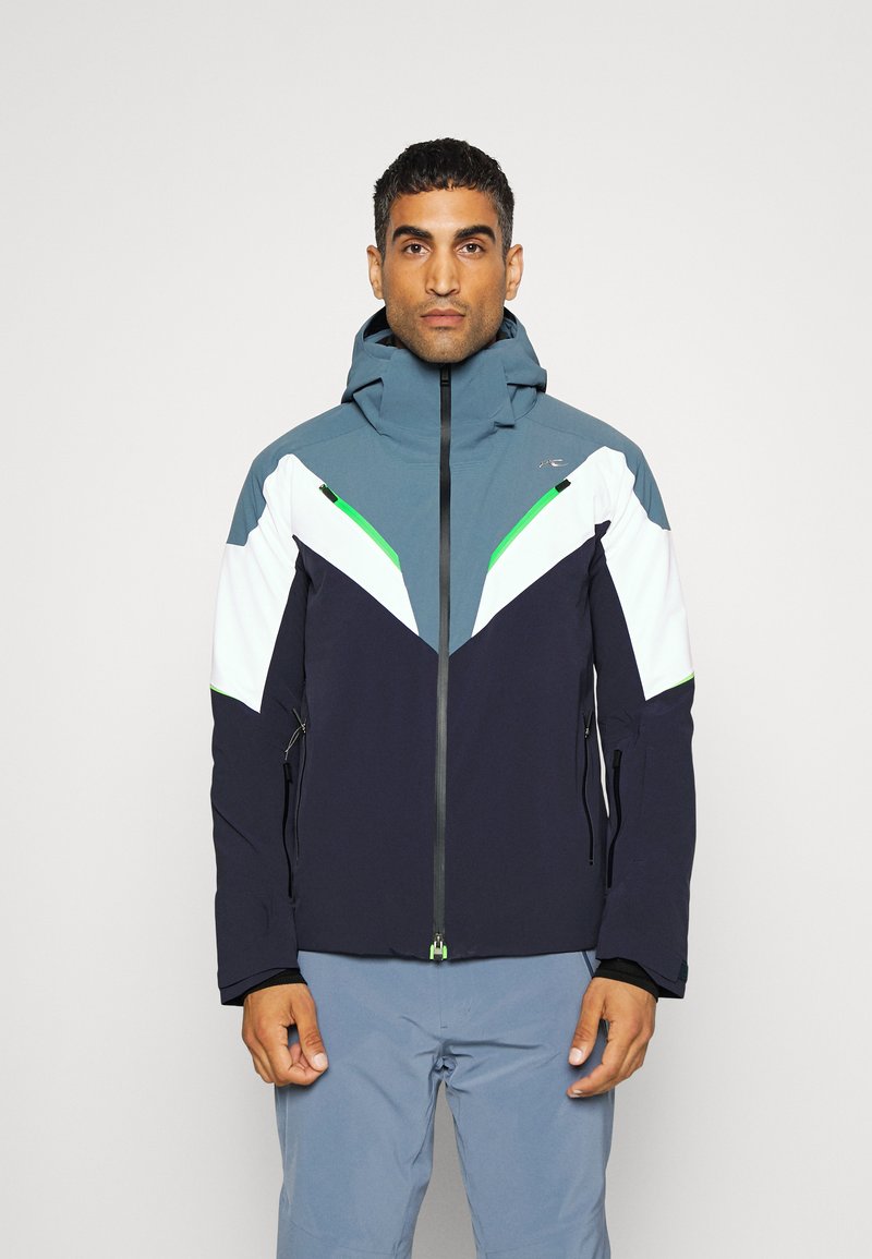 Kjus MEN FORCE JACKET - Snowboardjacke - deep space/steel blue ...