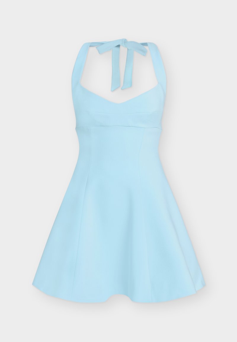 Bardot DESERAE HALTER NECK MINI DRESS - Day dress - aqua/light blue ...