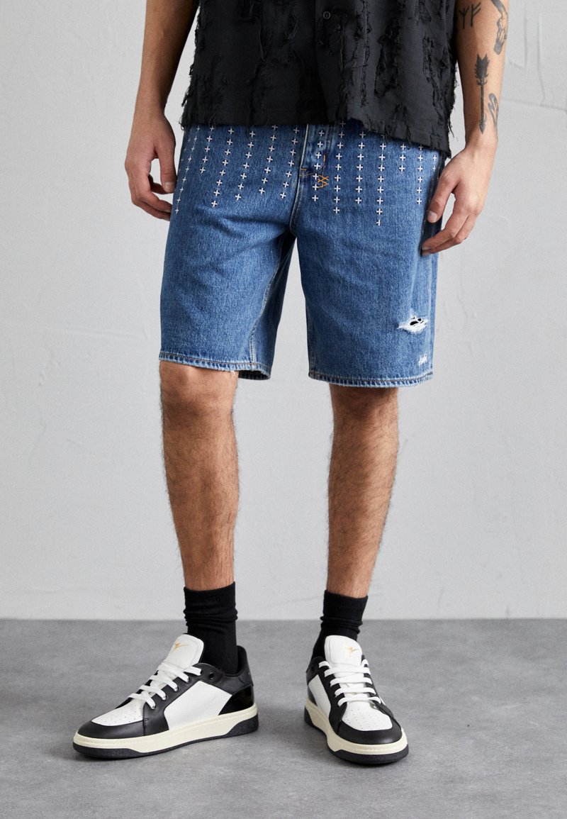 Ksubi ANTI SHORT EKSTATIK - Short en jean - denim/denim bleu - ZALANDO.FR