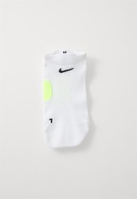 Nike Performance FAST UNISEX - Sports socks - white/volt/black/white ...
