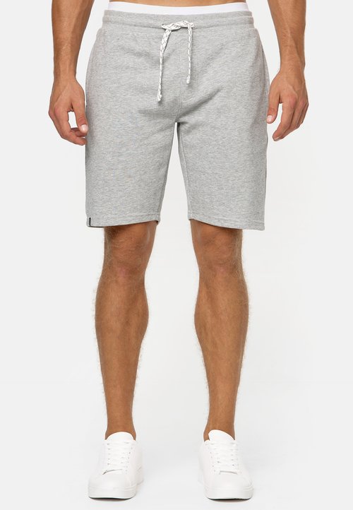 INDICODE JEANS Shorts - lt grey mix/grau - Zalando.ch