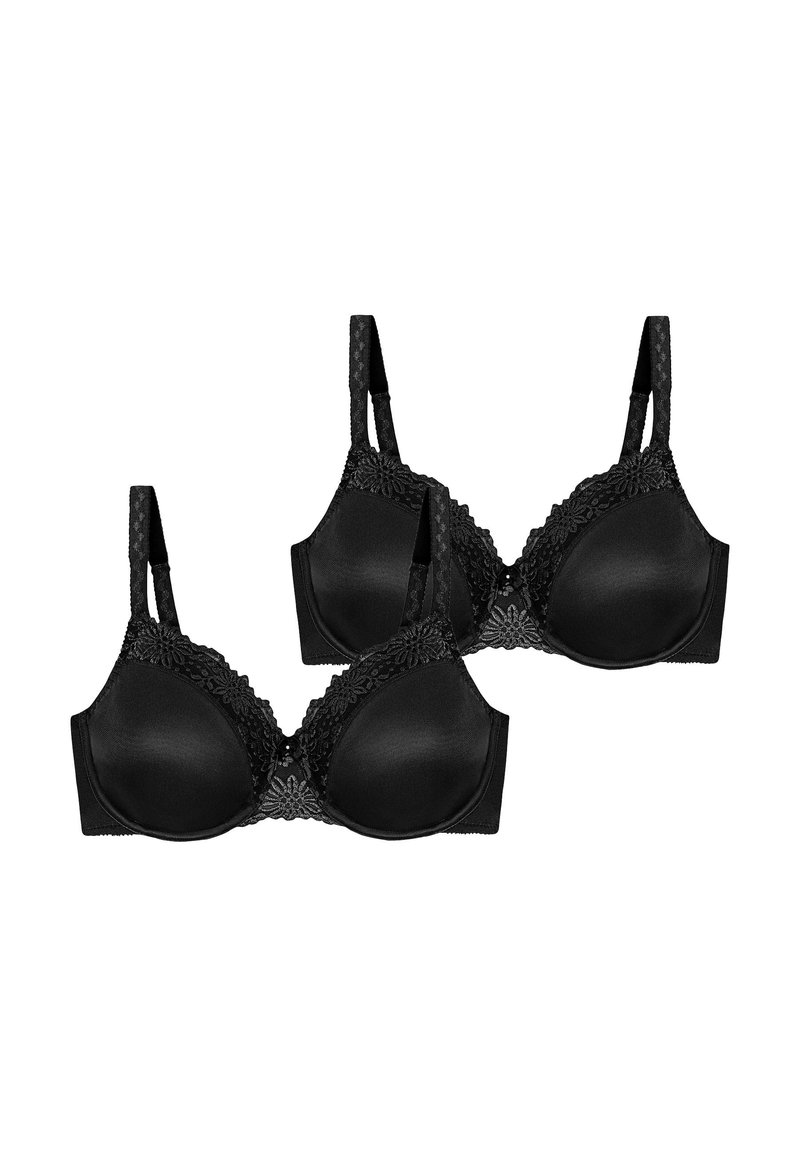 Triumph LADYFORM SOFT 2-PACK - Underwired bra - black - Zalando