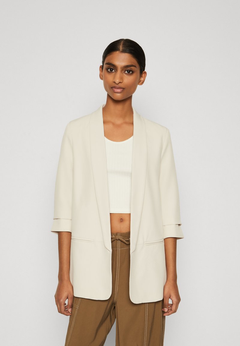 ONLY Petite ONLELLY 3/4 LIFE - Blazer - moonbeam/beige - Zalando.es