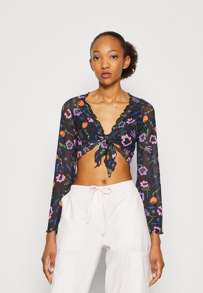 Monki Bluse - black dark solid/schwarz - Zalando.ch