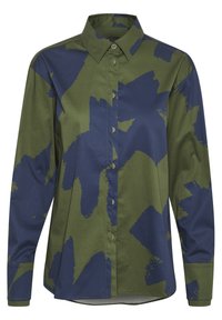 Lounge Nine CHILILN UNISEX - Hemd - deep lichen green/dunkelgrün ...