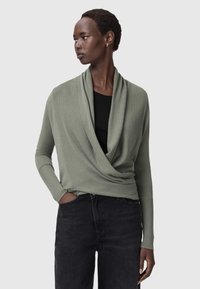 AllSaints WASSON PIRATE - Cardigan - green/lysegrøn - Zalando.dk