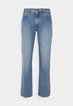 Wrangler TEXAS - Jeans Straight Leg - Dark blue/blue denim - Zalando.de