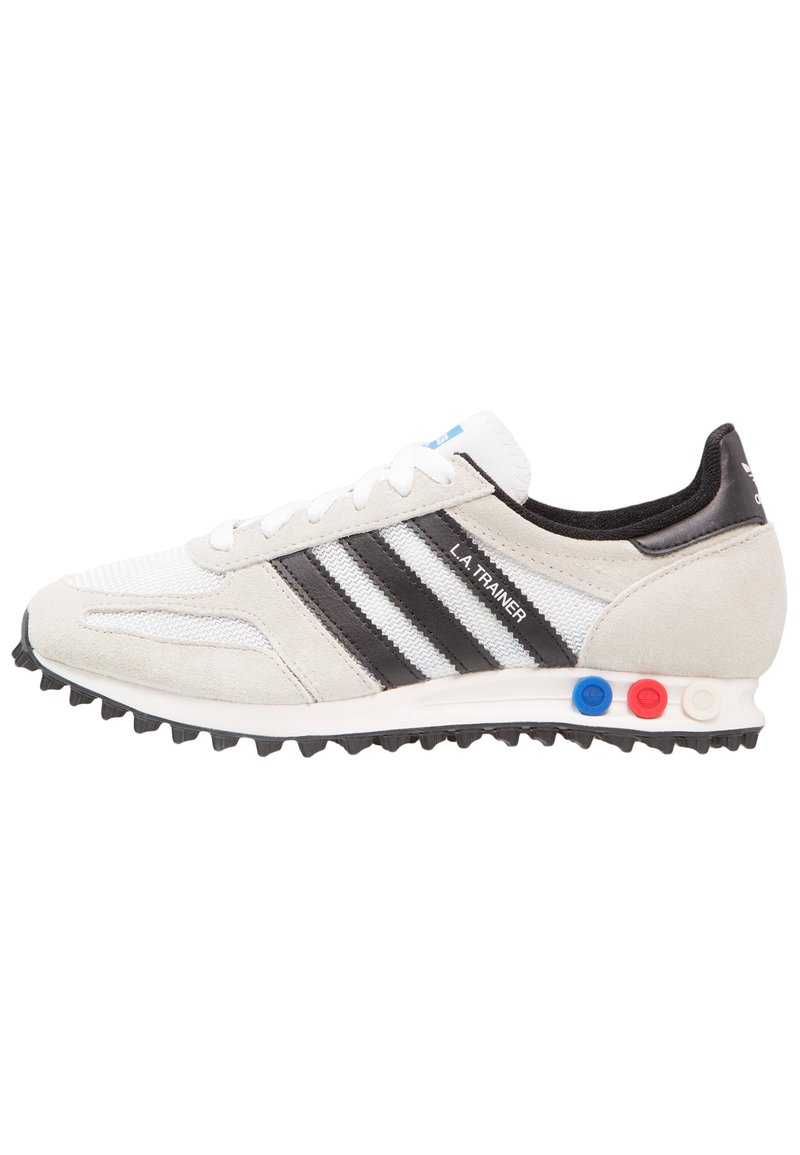 adidas Originals LA TRAINER OG - Trainers - vintage white/core black ...