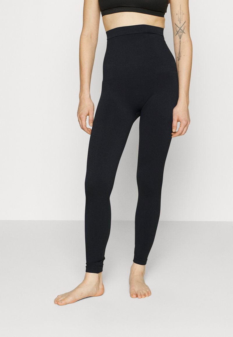 Spanx High Waisted Seamless Ecocare Leggings Trousers Very Blackblack Zalandode