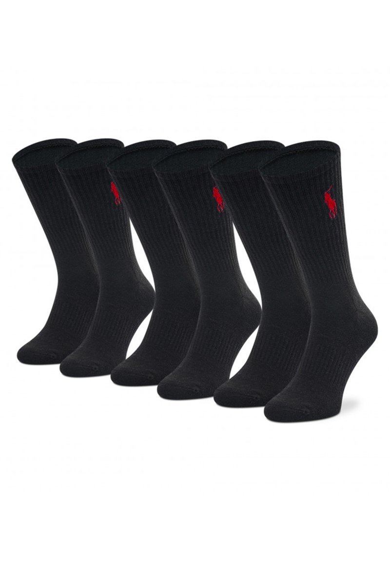 Polo Ralph Lauren BIG CREW 3 PACK - Ponožky - black/černá - Zalando.cz