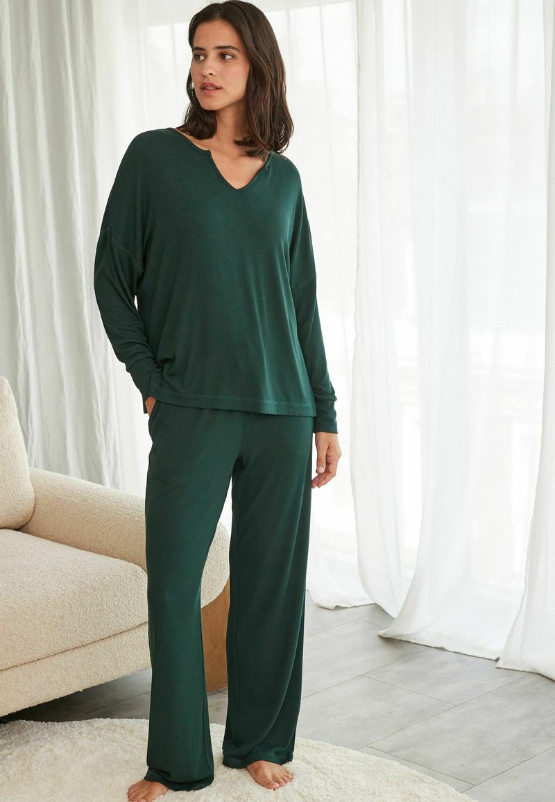 Next LONG SLEEVE - Pyjama - dark green/donkergroen - Zalando.be