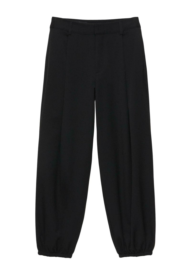 PULL&BEAR BALLOON WITH DART DETAILS - Broek - black/zwart - Zalando.be