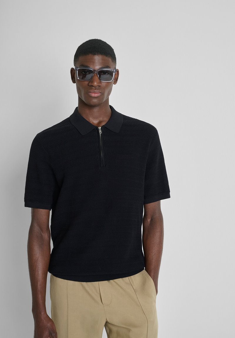 Antony Morato SWEATER REGULAR FIT - Polo shirt - black - Zalando