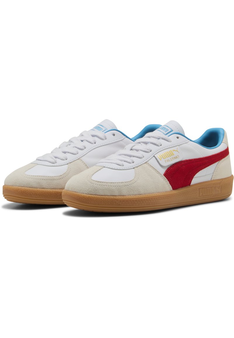 Puma PALERMO LTH - Zapatillas - white-for all time red/blanco - Zalando.es