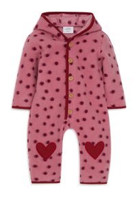 Stellou & friends WALK OVERALL - Jumpsuit - heart/donkerroze - Zalando.be