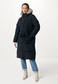 Mexx Hooded Coat with Removable Collar - Winterjas - black/zwart ...