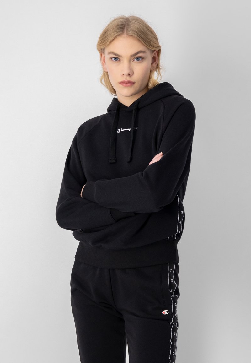 Champion TAPE 2.0 - Hoodie - black - Zalando.ie