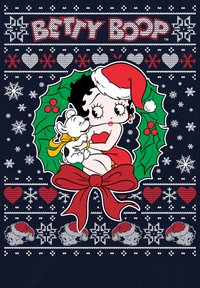 Henry Tiger BETTY BOOP CHRISTMAS WITH PUDGY - Hoodie - oxford navy ...