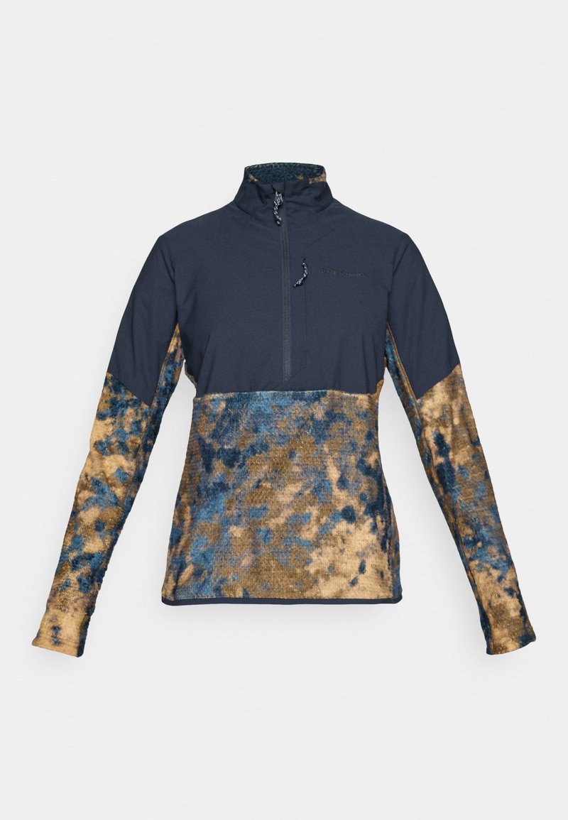 Peak Performance FREELIGHT ALPHA HALF ZIP - Fleecová mikina - frosty ...