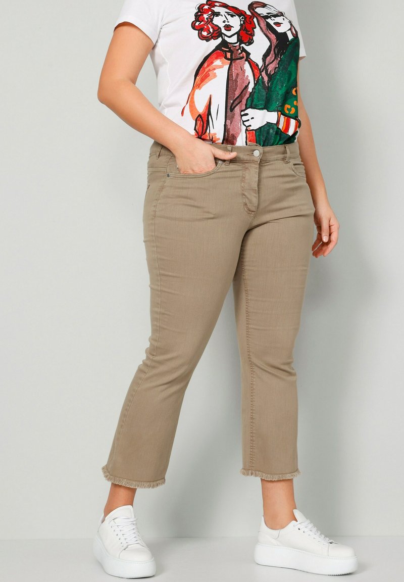 Angel of Style Slim fit -farkut - cognac/konjakki - Zalando.fi