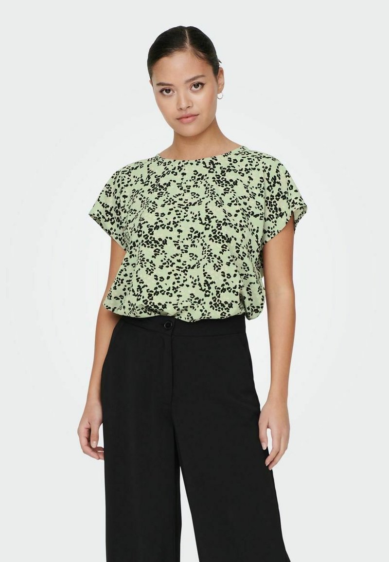 JDY JDYPIPER NOOS - Bluse - chinois green/hellgrün-meliert - Zalando.de