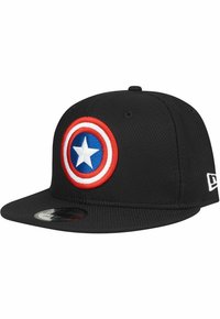 New Era 9FIFTY MARVEL DIAMOND CAPTAIN AMERICA - Cap - black - Zalando