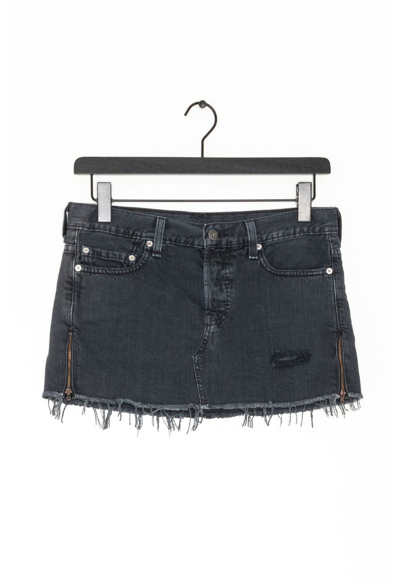 Levi's® A-lijn rok - black/zwart - (Pre-owned) - Zalando.nl