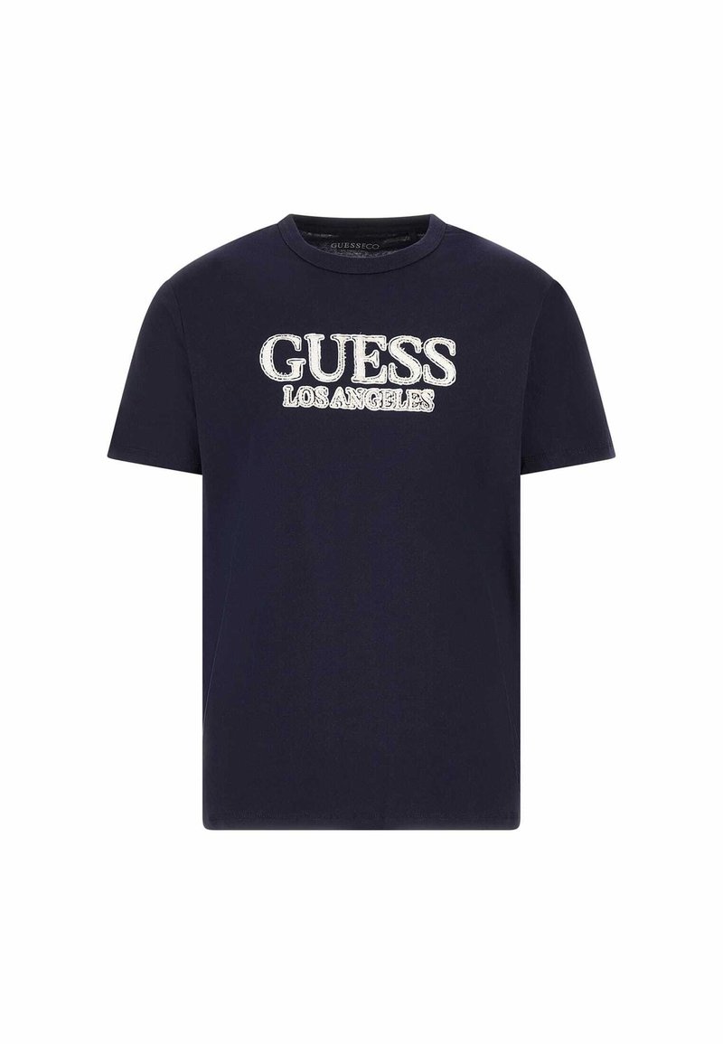 Guess LOGO RICAMATO - T-Shirt print - blu/blau - Zalando.de