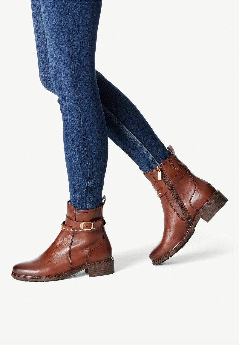 Tamaris Cowboy/biker ankle boot - cognac/brown - Zalando.ie