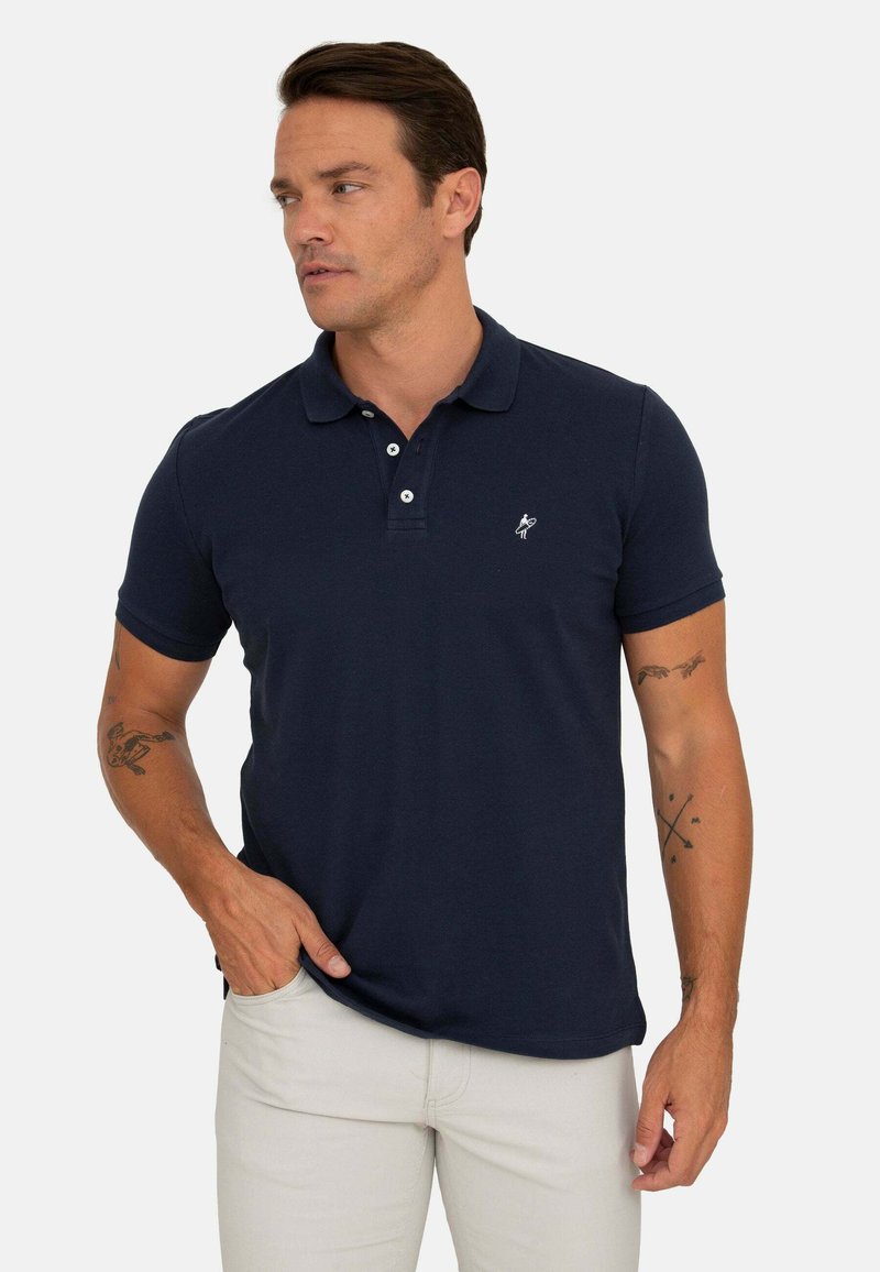 Jacey Quinn 3ER-PACK SHORT SLEEVE - Poloshirt - navy/dark green/light ...