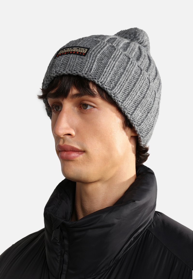 Napapijri FEA - Berretto - medium grey melange/grigio screziato ...