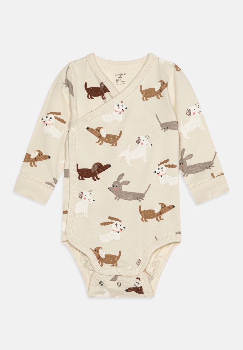 Lindex BODY WRAP DOGS UNISEX - Body - light beige/beige - Zalando.ie