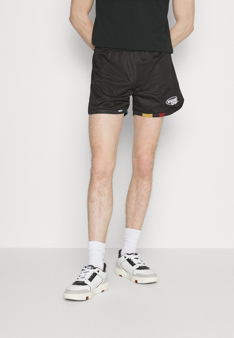 Missoni Sport Shorts - black with all over heritage colors/black - Zalando