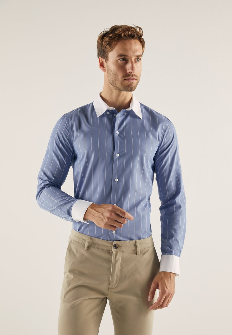 Pier One Formal shirt - blue - Zalando.co.uk