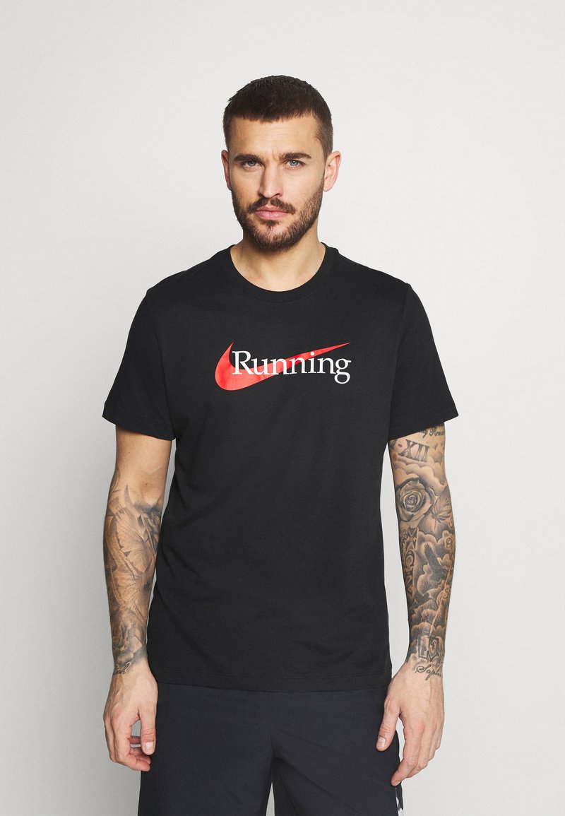 Nike Performance Triko s potiskem - black/černá - Zalando.cz