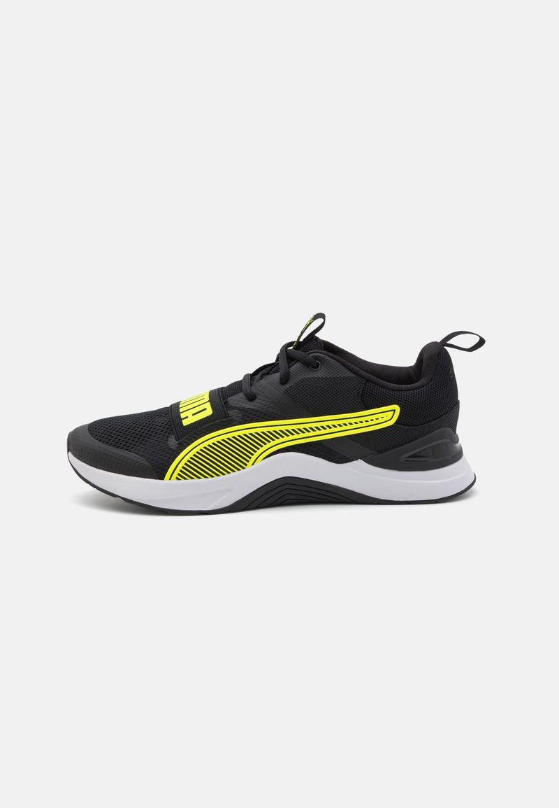 Puma PROSPECT - Chaussures fitness - black/yellow alert/white/noir ...