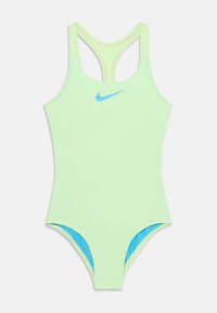 Nike Performance RACERBACK ONE PIECE - Swimsuit - barely volt/neon ...