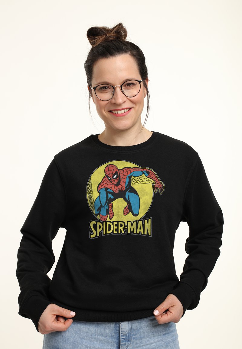 Marvel SPIDER-MAN CLASSIC SIMPLE SPIDEY - Sweater - black/zwart ...