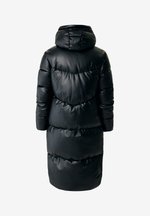 Mexx Hooded Midi PU Coat - Wintermantel - black/schwarz - Zalando.de