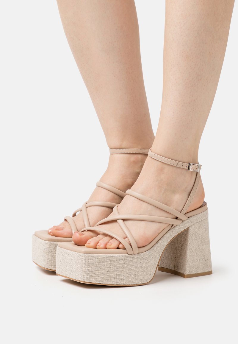 Minelli AGRETA - Sandaletter - beige - Zalando.se