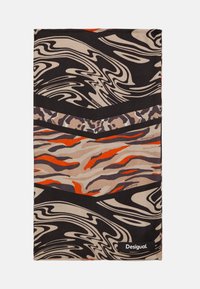 Desigual SCARF PATCH ZEBRA - Sjal - black/svart - Zalando.no