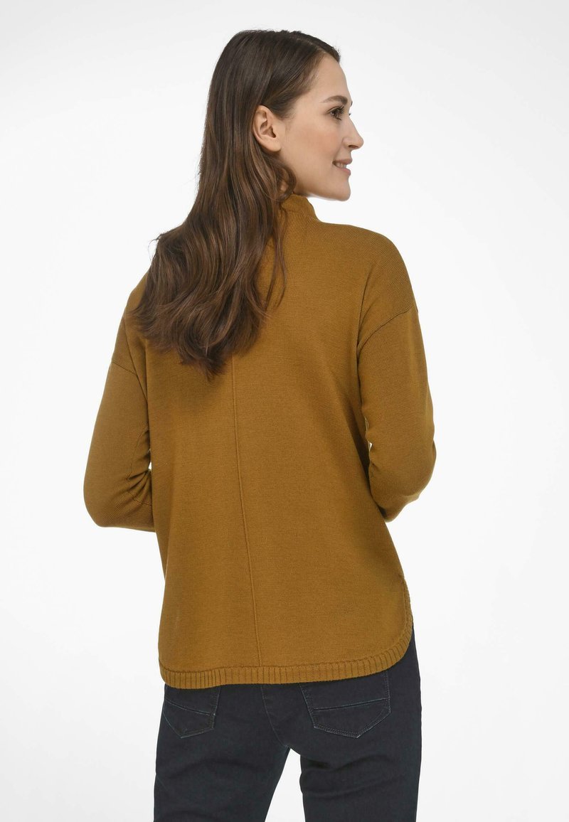 鍔 Wert Achse strickpullover ocker Asien Erdbeere Cordelia