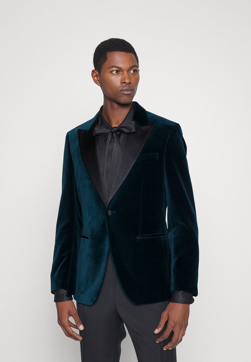 BOSS HUTSON - Blazer jacket - turquoise/aqua/turquoise - Zalando