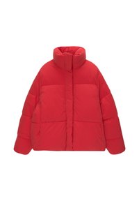 PULL&BEAR HIGH COLLAR - PUFFER - Winterjas - red/rood - Zalando.be