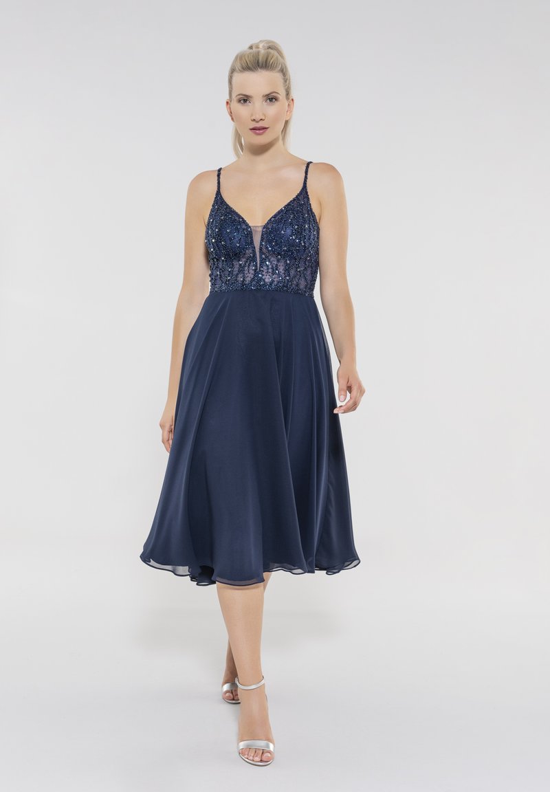 Swing Cocktailkleid/festliches Kleid - navy/dunkelblau - Zalando.de