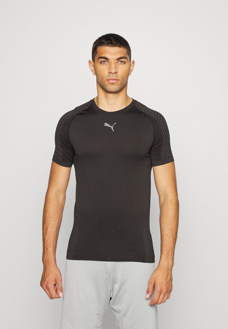 Puma FORM - Koszulka sportowa/czarny - Zalando.pl